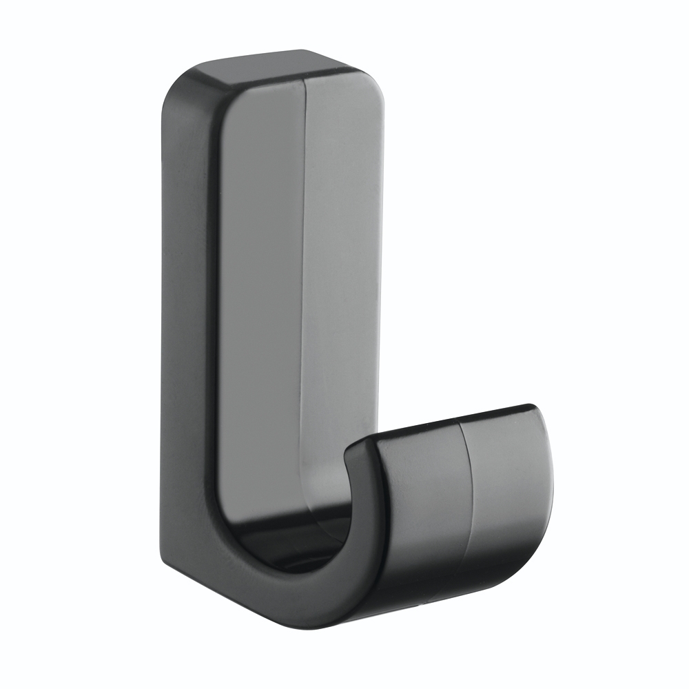 PLASTIC COAT HOOK - DARK GREY - Venesta